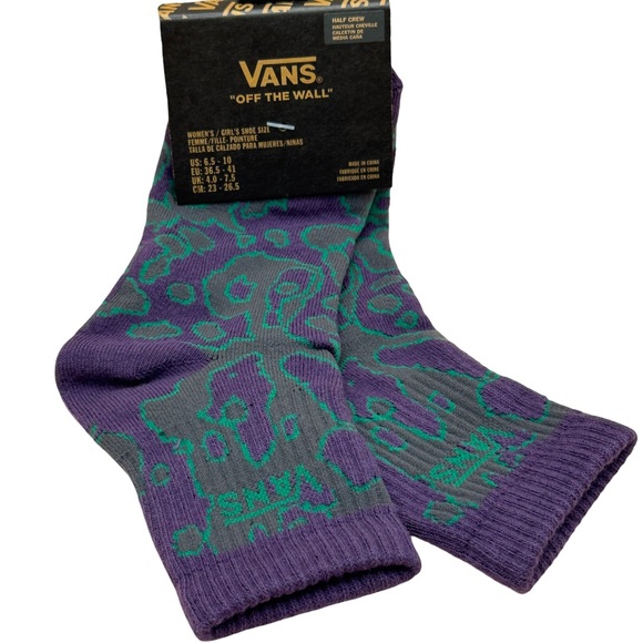 Vans | Accessories | Vans Pnp Half Crew Womens Sock New | Poshmark